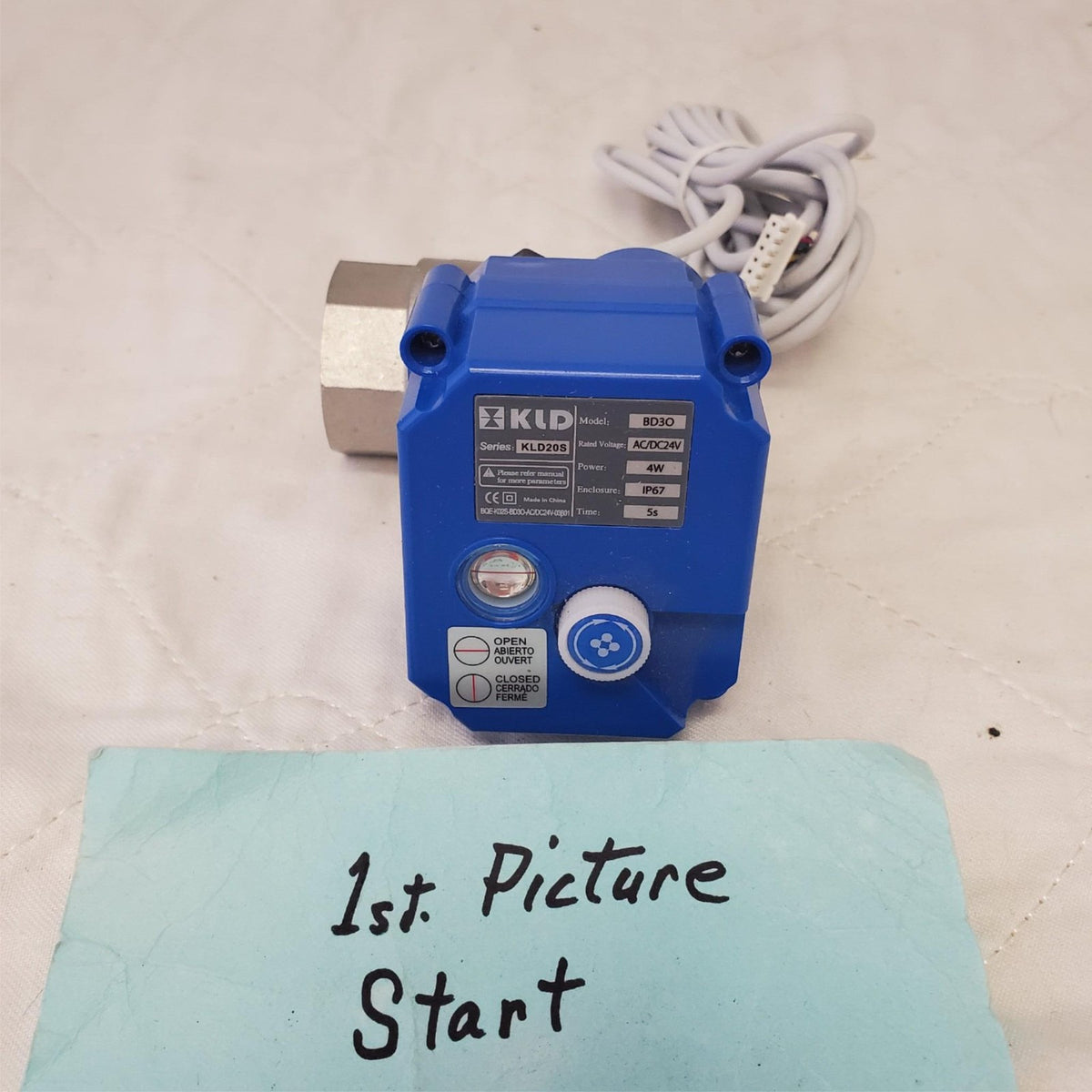 KLD Electric Model BD30 Valve Actuator KLD20S Series – TexasConsignmentShop
