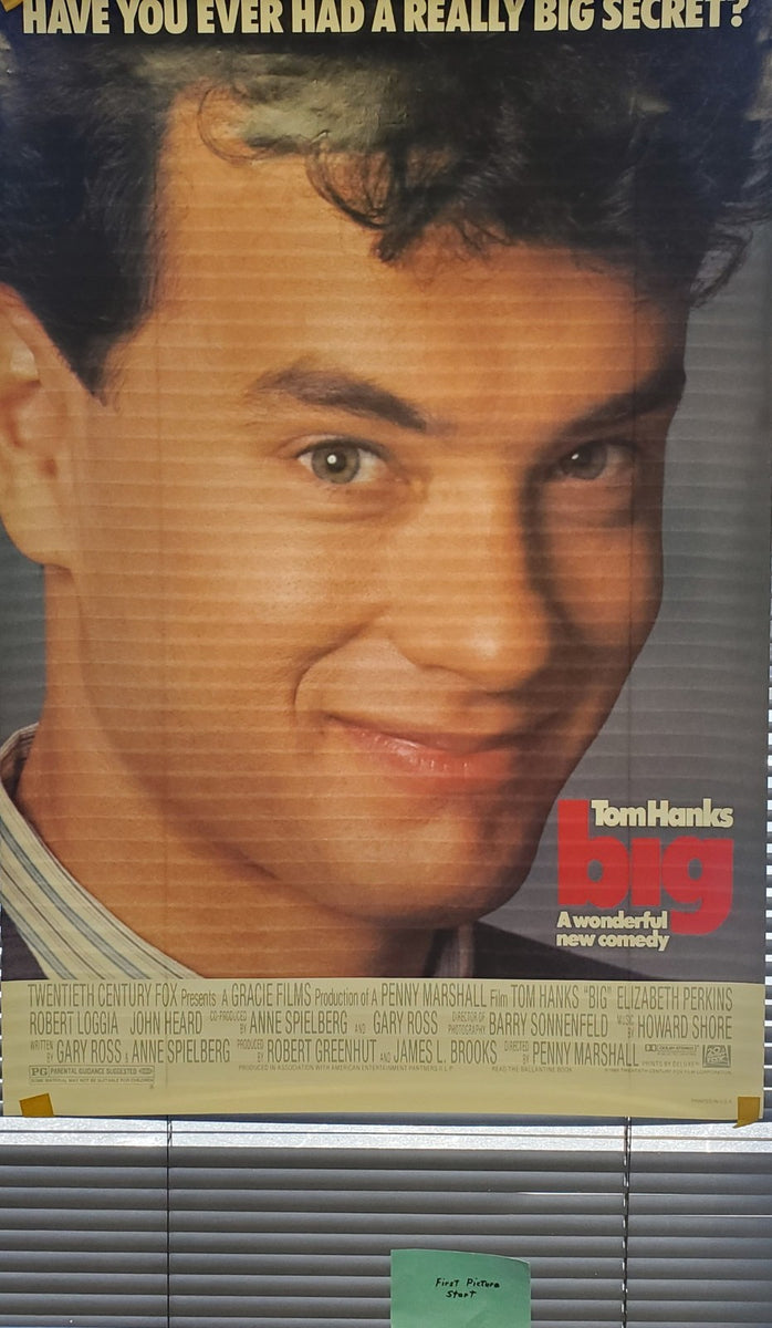 Big Tom Hanks 1988 Movie One Sheet Poster – TexasConsignmentShop