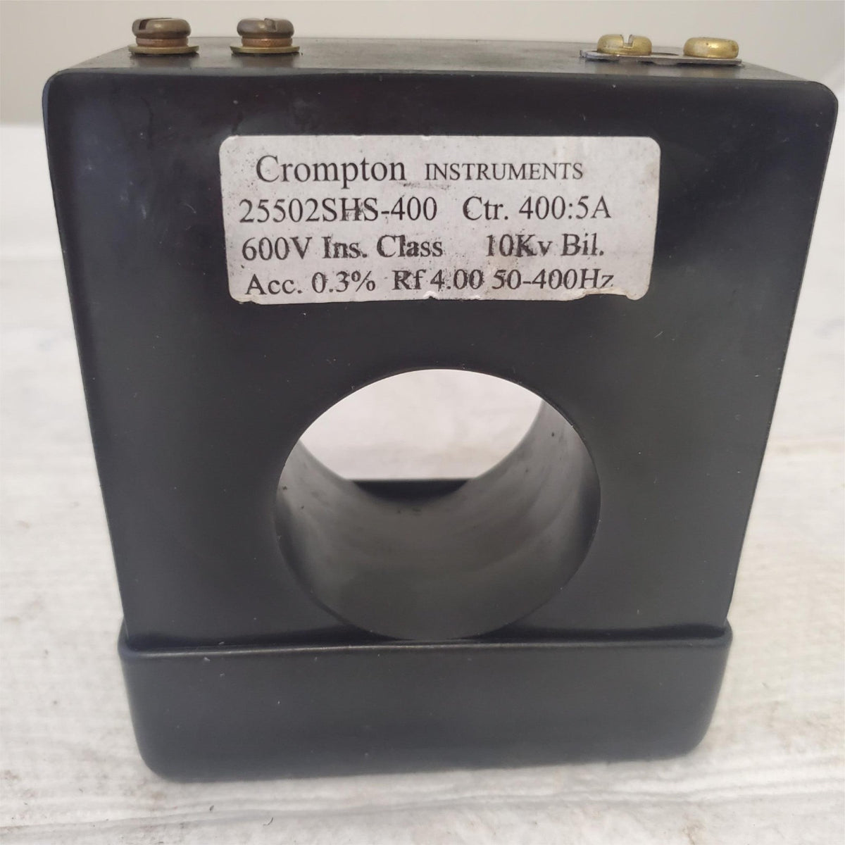 Used Instrument Transformers Inc E175133 Current Transformer ...