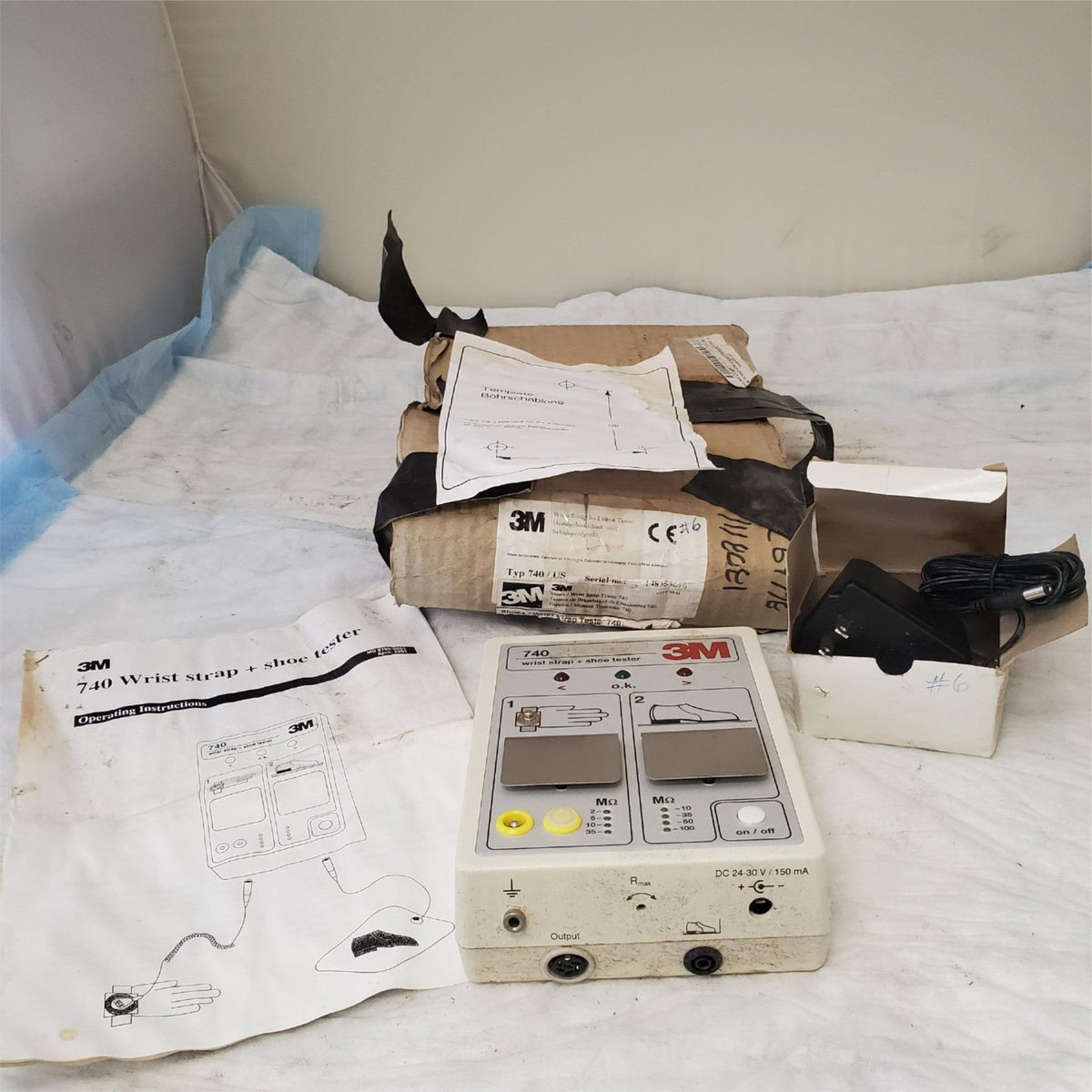 Used 3M 740 Wrist Strap and Shoe Tester - 151532 – TexasConsignmentShop