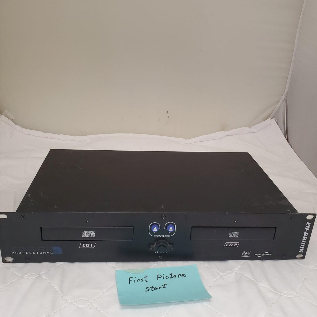 Edison Professional ED 8800K Dual CD Player – TexasConsignmentShop